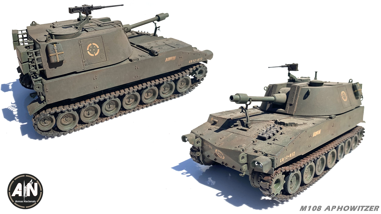 Armas Nacionais: M-108 AP Howitzer no Brasil