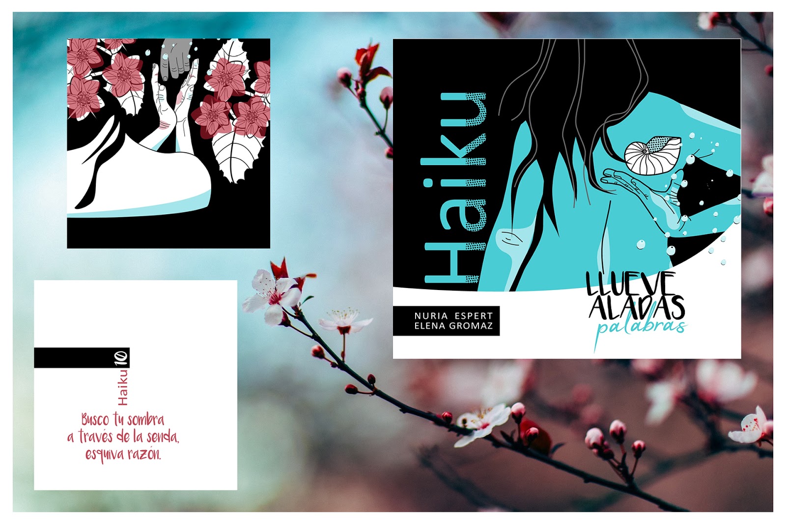 Haiku 10. Llueve, aladas palabras