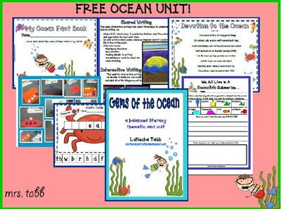 Another Glorious Day : First Grade Balanced Literacy Unit: Oceans!