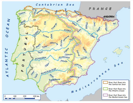 From PUA to eternity: The rivers of Spain