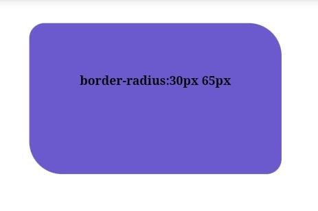 Design HTML elements in different shapes using CSS border-radius property.