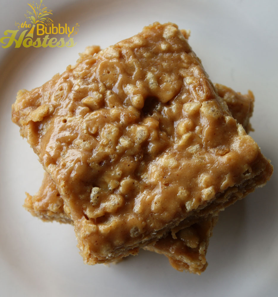The Bubbly Hostess: Peanut Butter Rice Krispie Treats