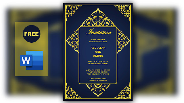 How Design Exclusive Wedding Invitation Card Using Microsoft Word The Graphic Home How Design Exclusive Wedding Invitation Card Using Microsoft Word The Graphic Home