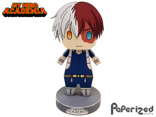 My Hero Academia: Shoto Todoroki Paperized | Paperized Crafts