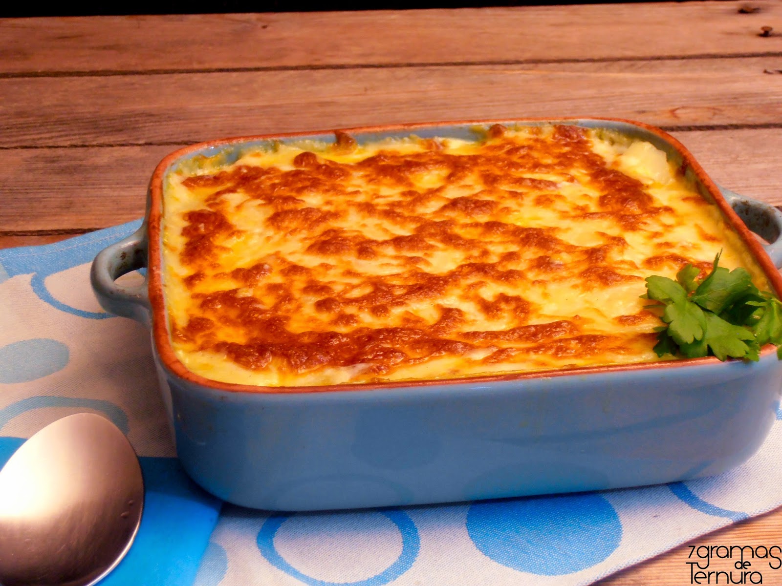 Gratinado de Pescada e Legumes | 7gramas de ternura