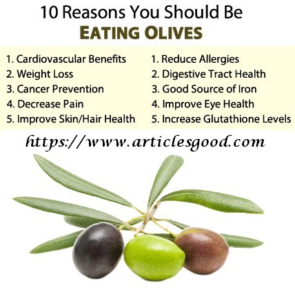 Olives:Health Benefits of Olive - articlesgood