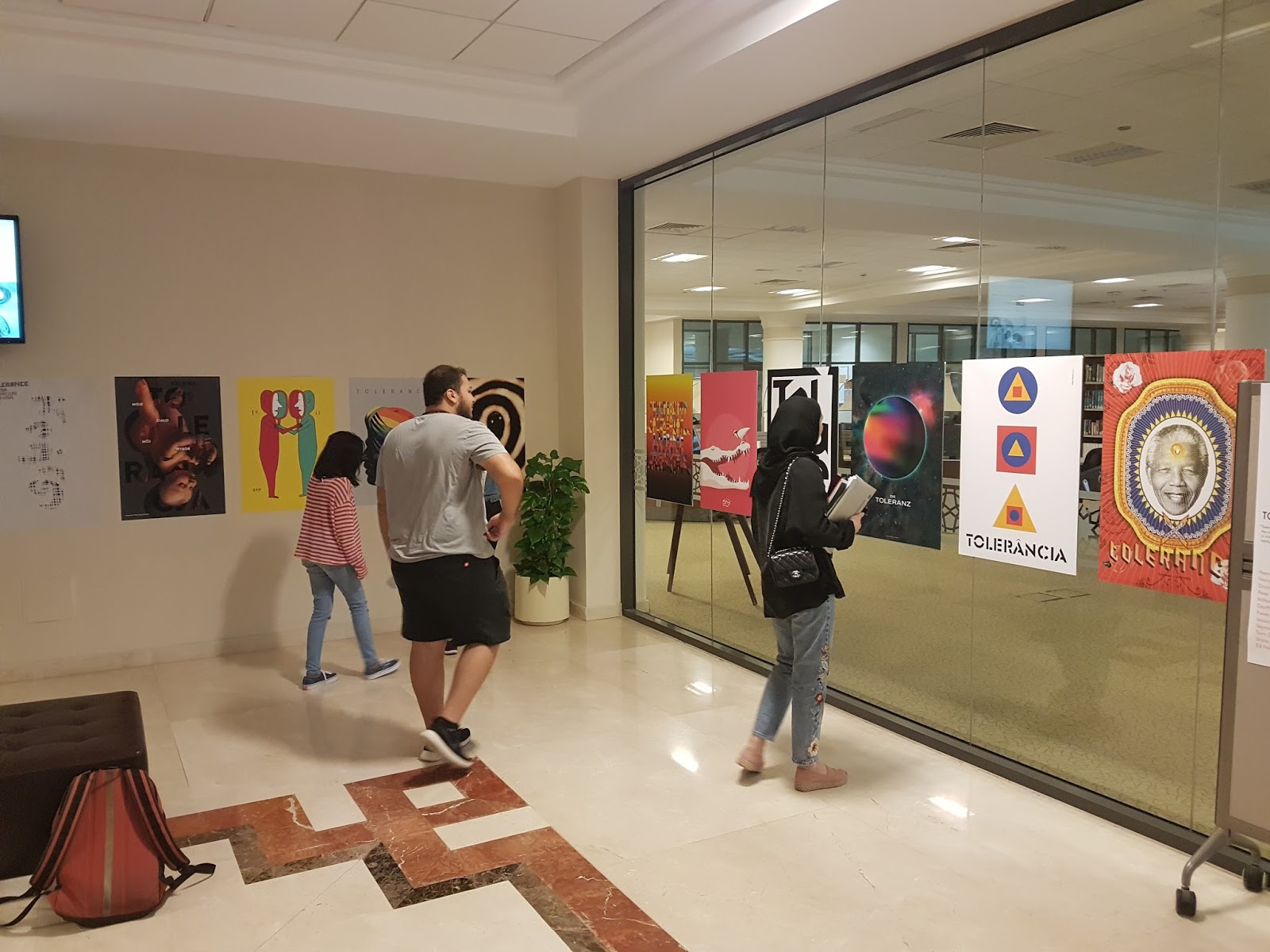 Tolerance Posters at the American University of Sharjah, UAE