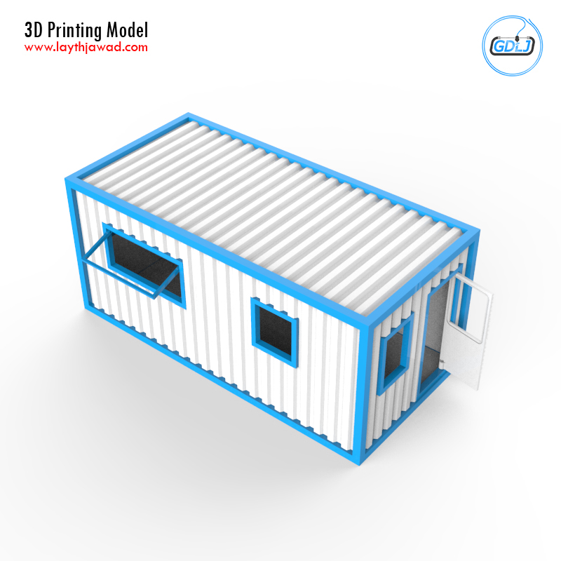 Container House 3D Printing Model | Layth Jawad