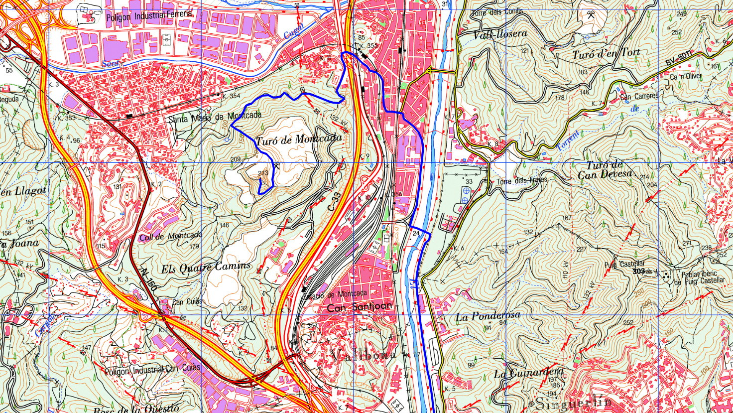 Blog de muntanya: Turó de Montcada