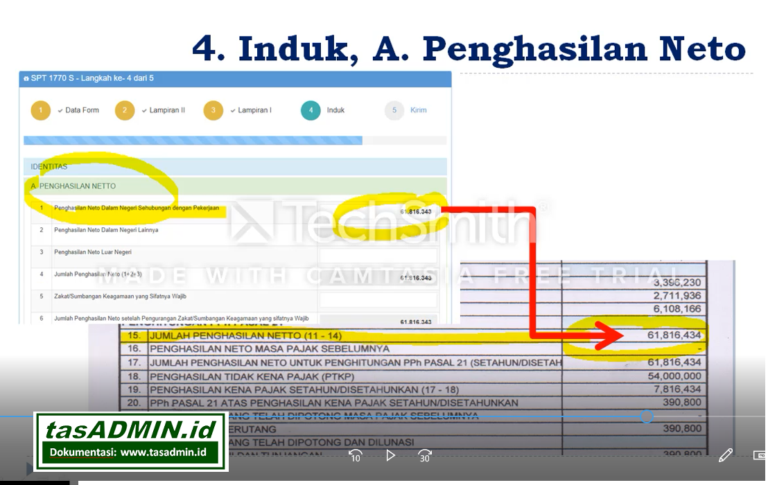 Cara Mudah Laporan SPT Pajak Online Efiling - tasADMIN