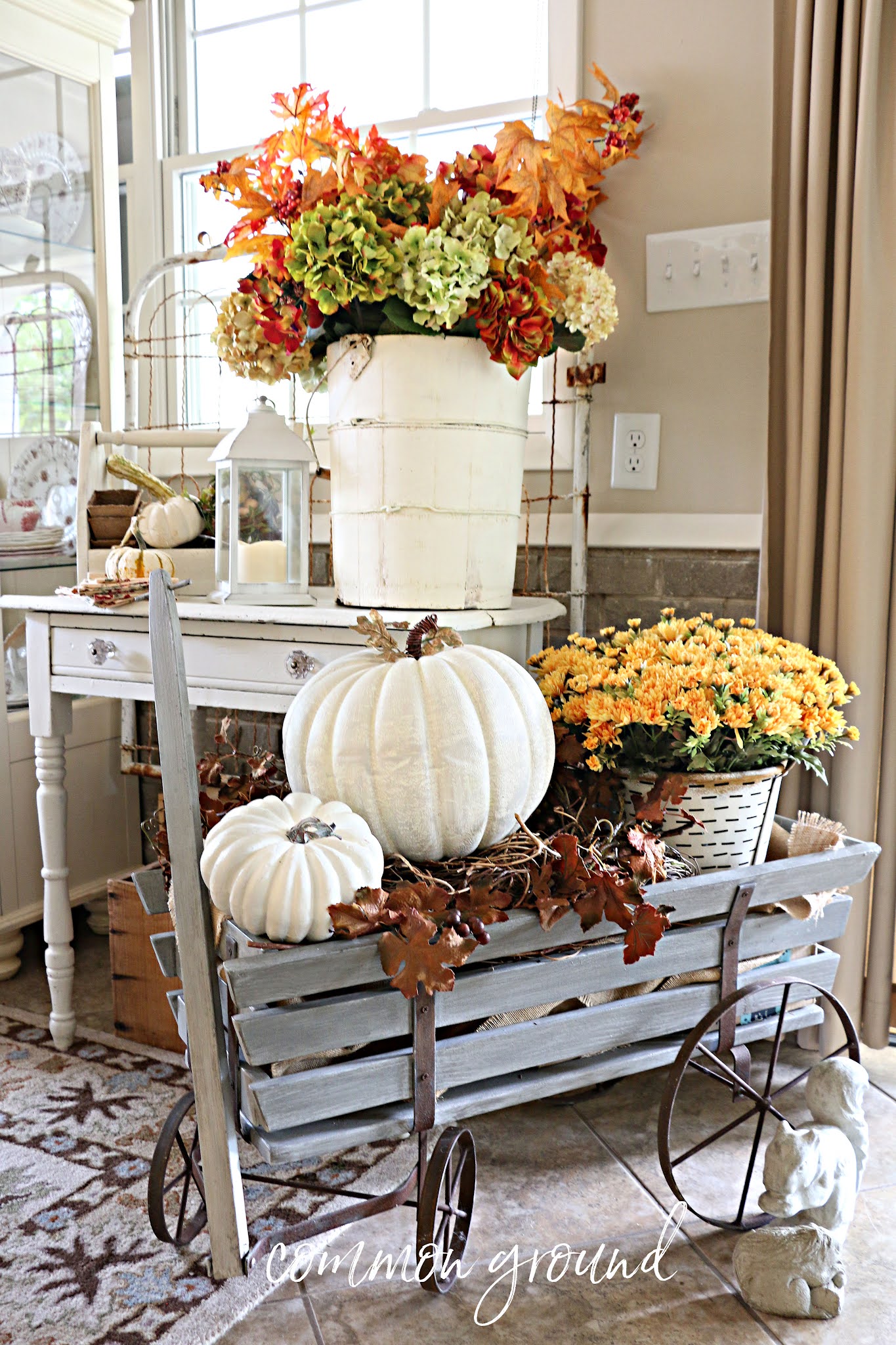 common ground : Wagons and Wheelbarrows for Fall