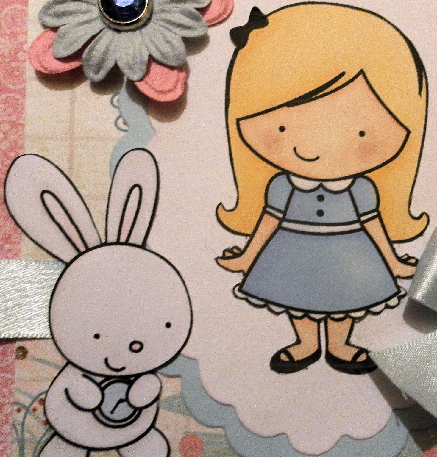 Loras cards: Digital Tuesday- Use a Die Cut