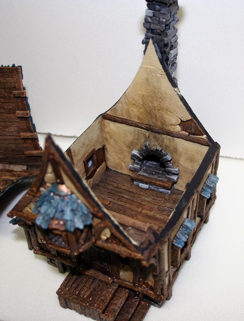 Matt Sterbenz Miniature Painting: "Tabletop World" Resin Medieval Buildings