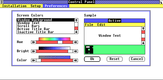 WINDOWS 1.0: Pantalla de Windows 1.0