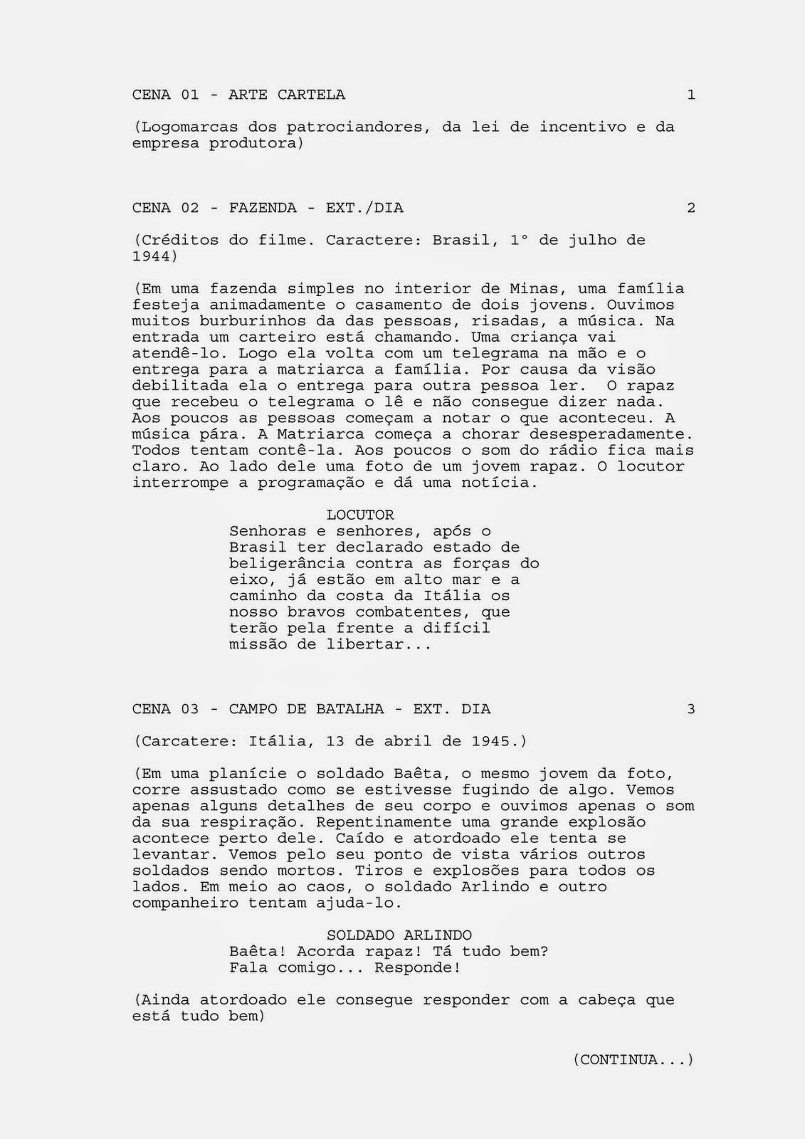 modelo de roteiro - wood scribd braxin