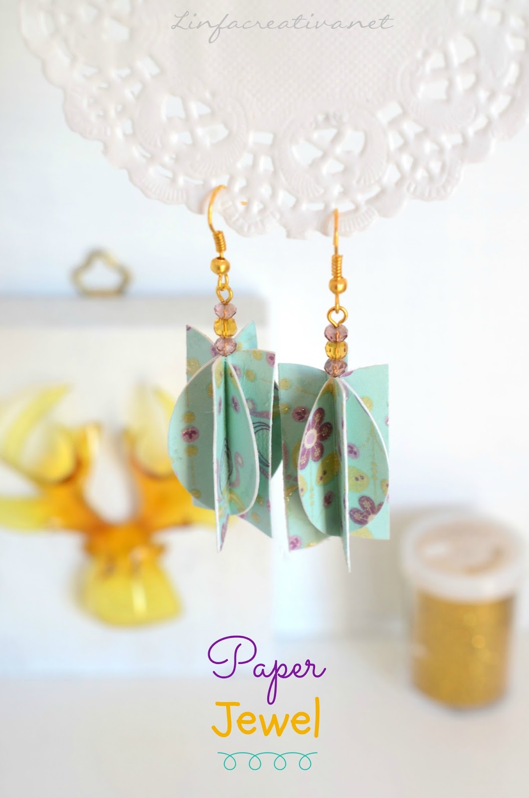 Linfa Creativa: Paper Jewels #5: earrings