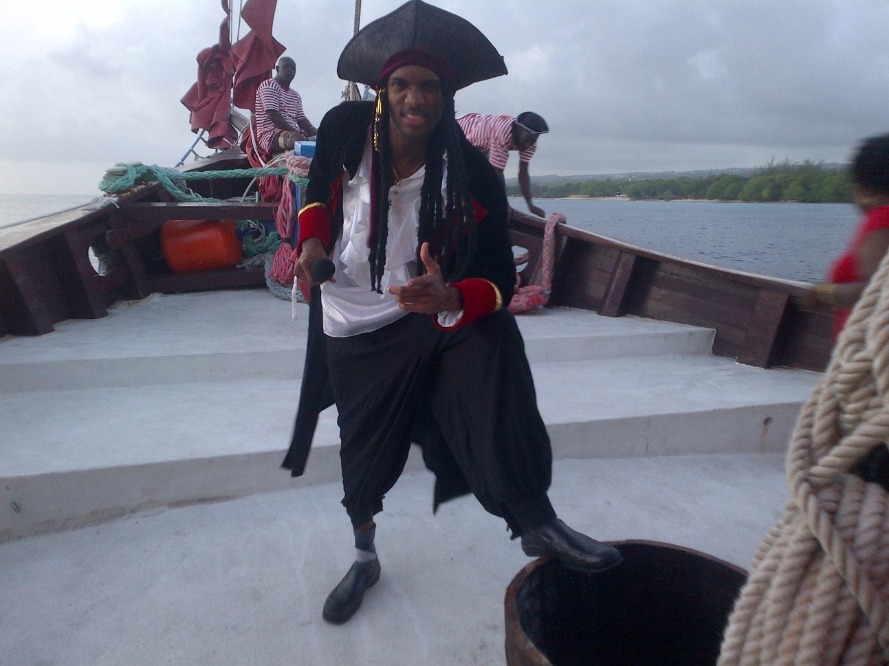 Food and Travel with Des: Barbados Black Pearl Jolly Roger 1 Sunset ...
