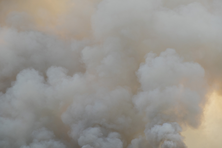 Humo en el área de Oakridge