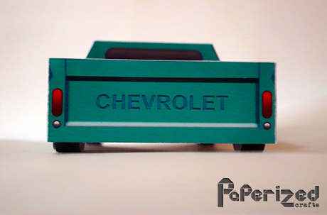 62 Custom Chevy C10 Pickup Papercraft | Paperized Crafts
