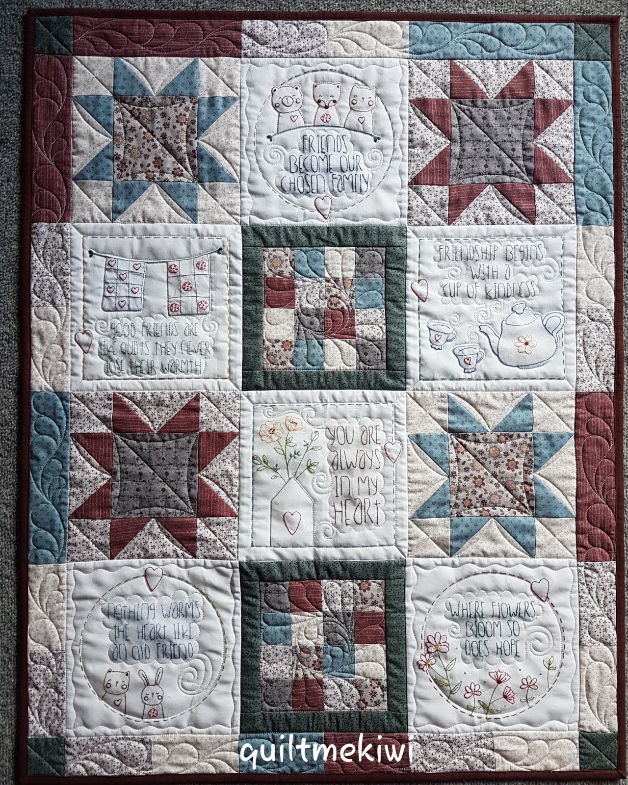quiltmekiwi: Quilting for The Country Yard..........................