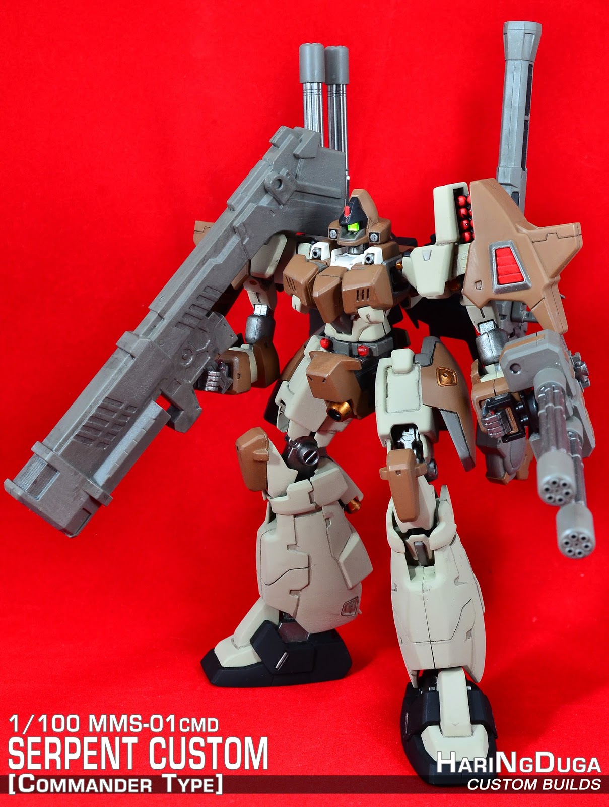 Custom Build:1/100 Serpent Custom [Commander Type] "Master Grade Frame"