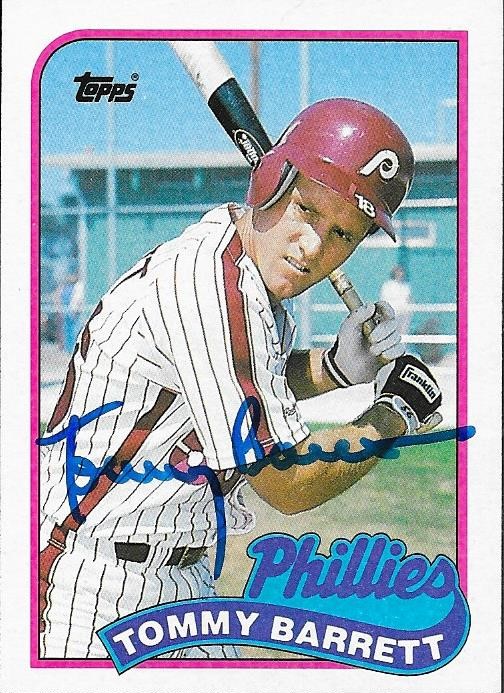 foul bunt: TTM Success - Tommy Barrett