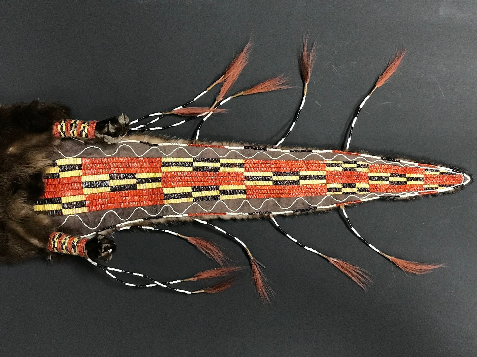 Judson Brennan: Alaskan Longrifle Artisan: A Beautiful Quilled Otter ...