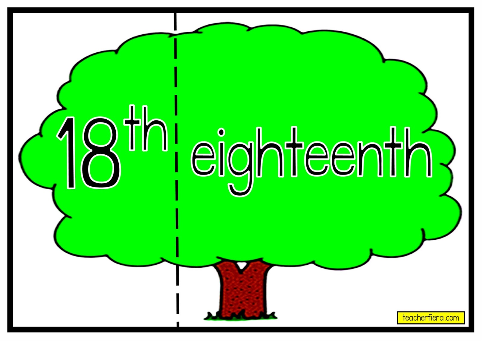 teacherfiera.com: ORDINAL NUMBERS (MATCHING ACTIVITY)