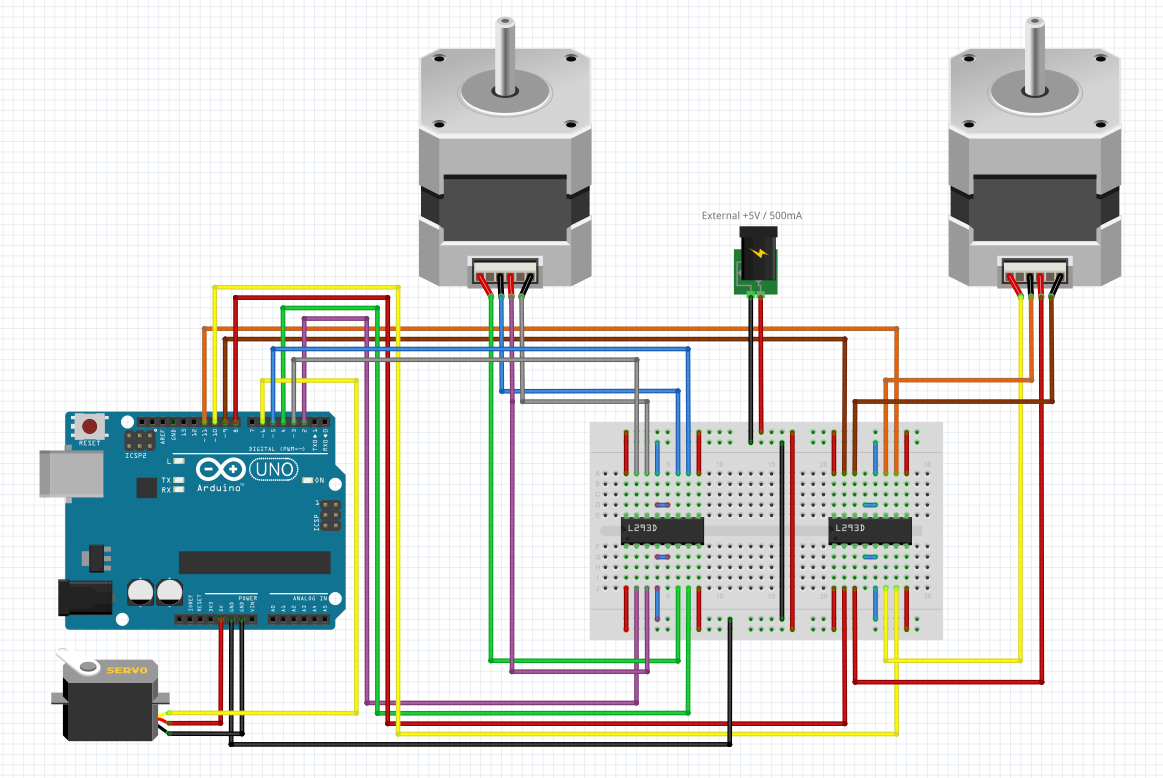 ARDUINO By Myself: MINI CNC - ARDUINO PLOTTER