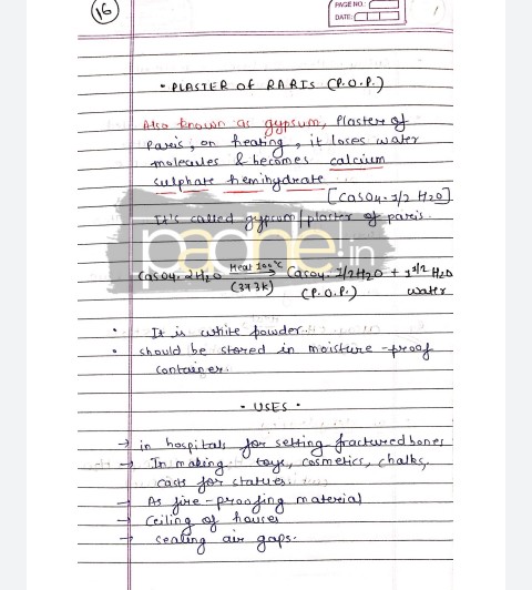 CBSC Class 10 science notes padle.in