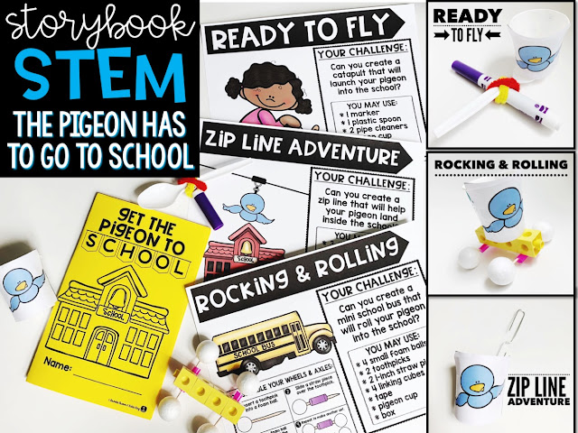 The Pigeon HAS to Go to School! - Queen of the First Grade Jungle