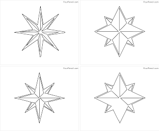Four Coloring: Free printable Compass coloring pages for kids