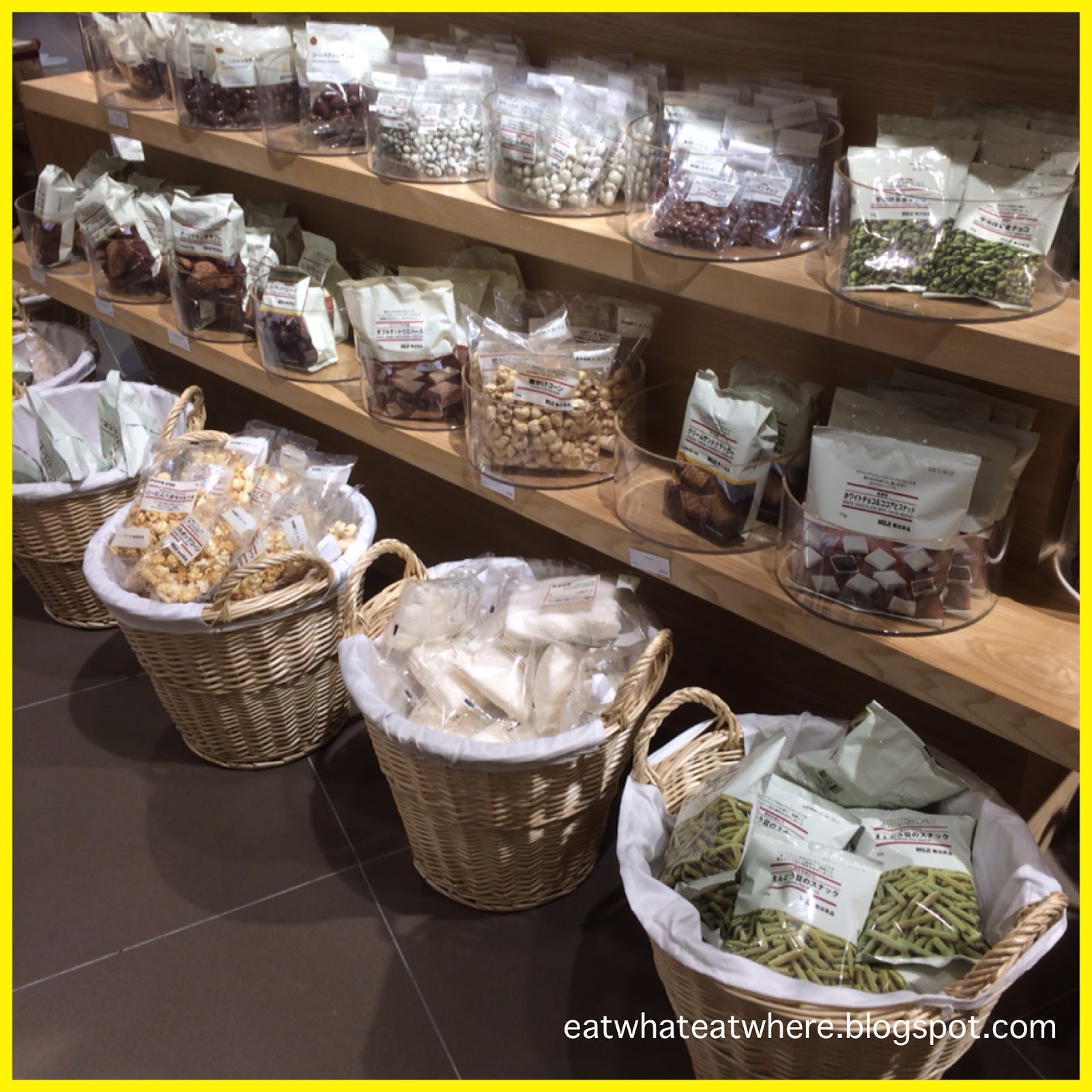 Eat what, Eat where?: Just One Food - Muji Snacks