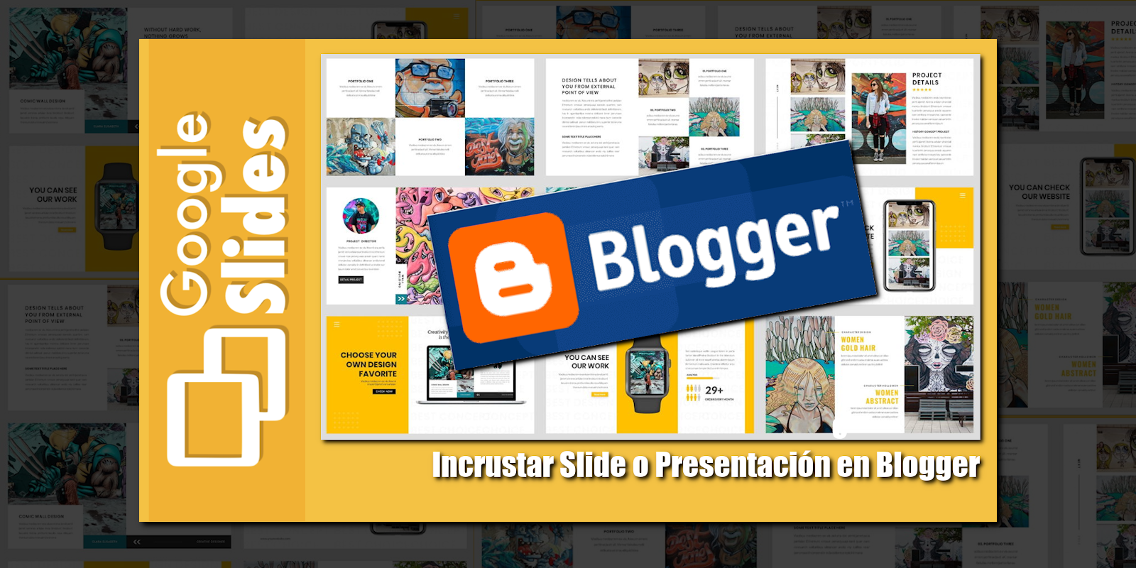 Incrustar, Embeber o Incorporar Presentación (Google Slide) en Blogger