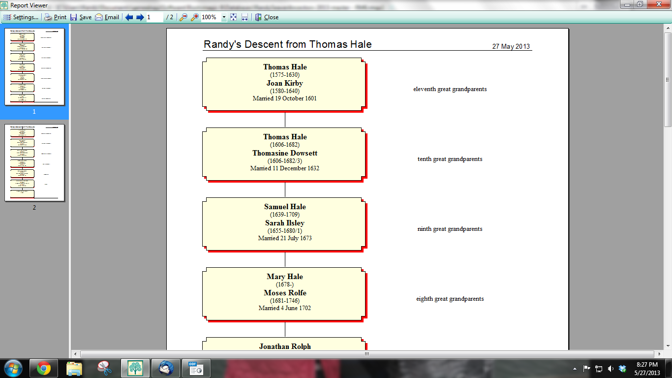 Genea-Musings: Creating Relationship Reports in RootsMagic 6