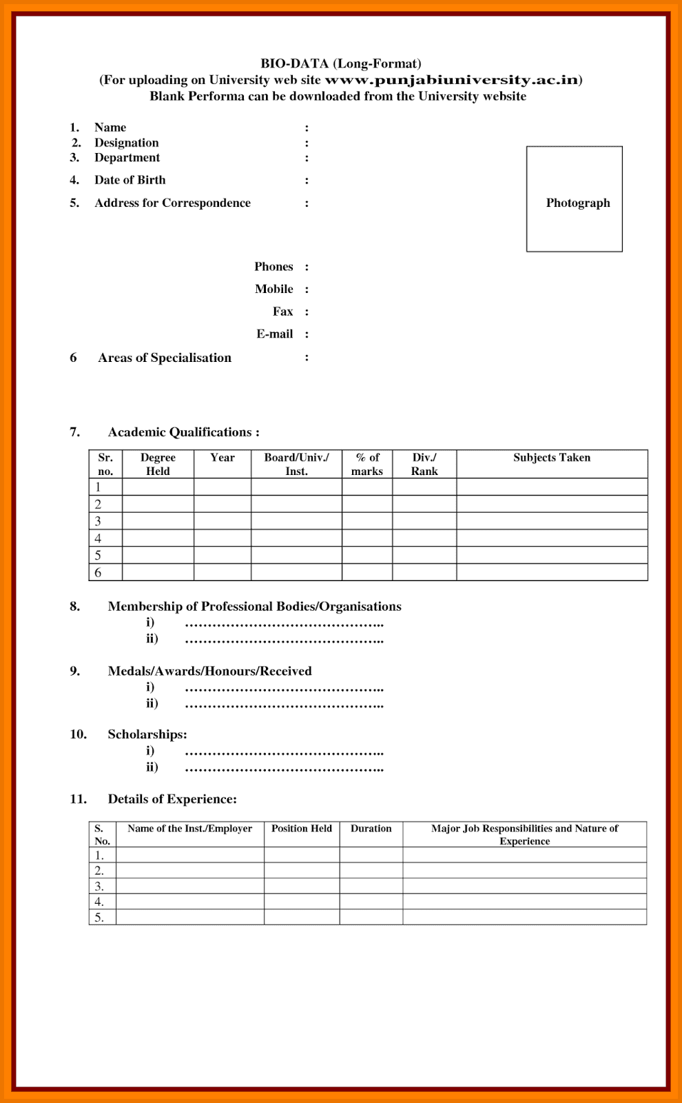 biodata form philippines - philippin news collections