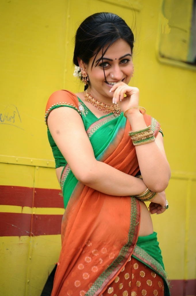 Actress Aksha In Half Saree | Indian Actress Sarees