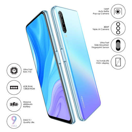 Smart Phones: HUAWEI Y9s (Breathing Crystal, 6GB RAM, 128GB Storage ...