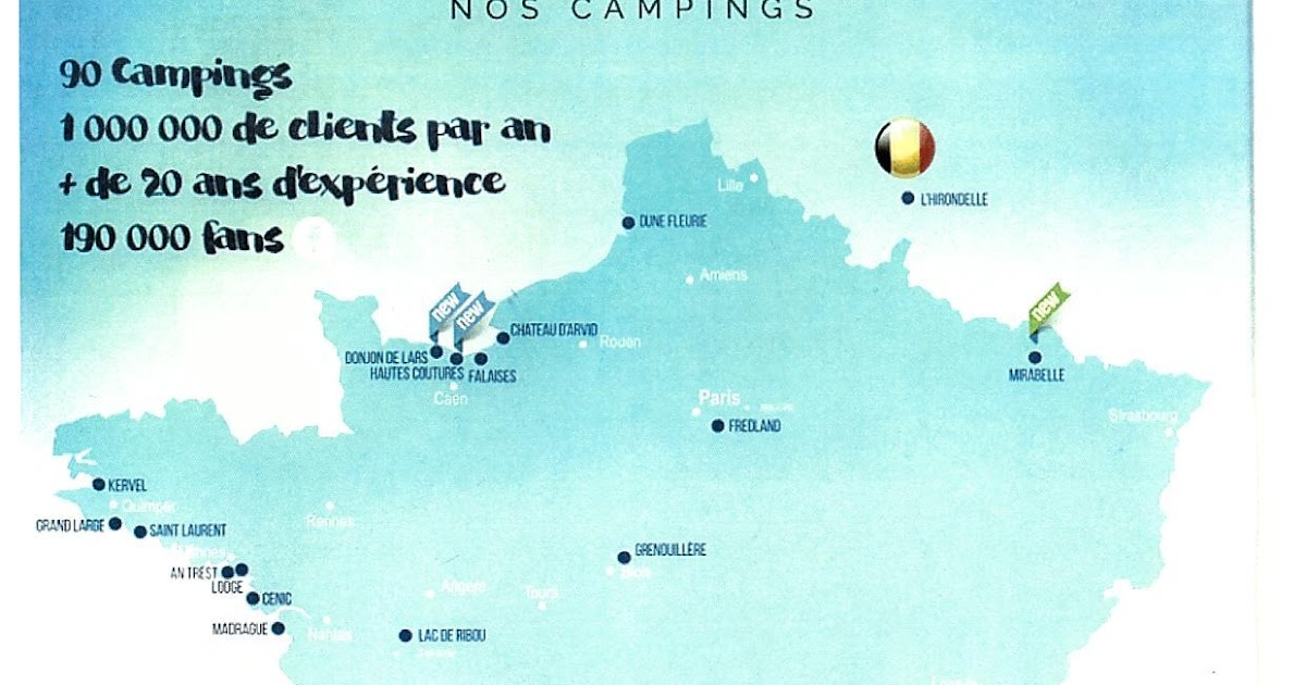 Senga Eleinad: Carte des campings CAP FUN