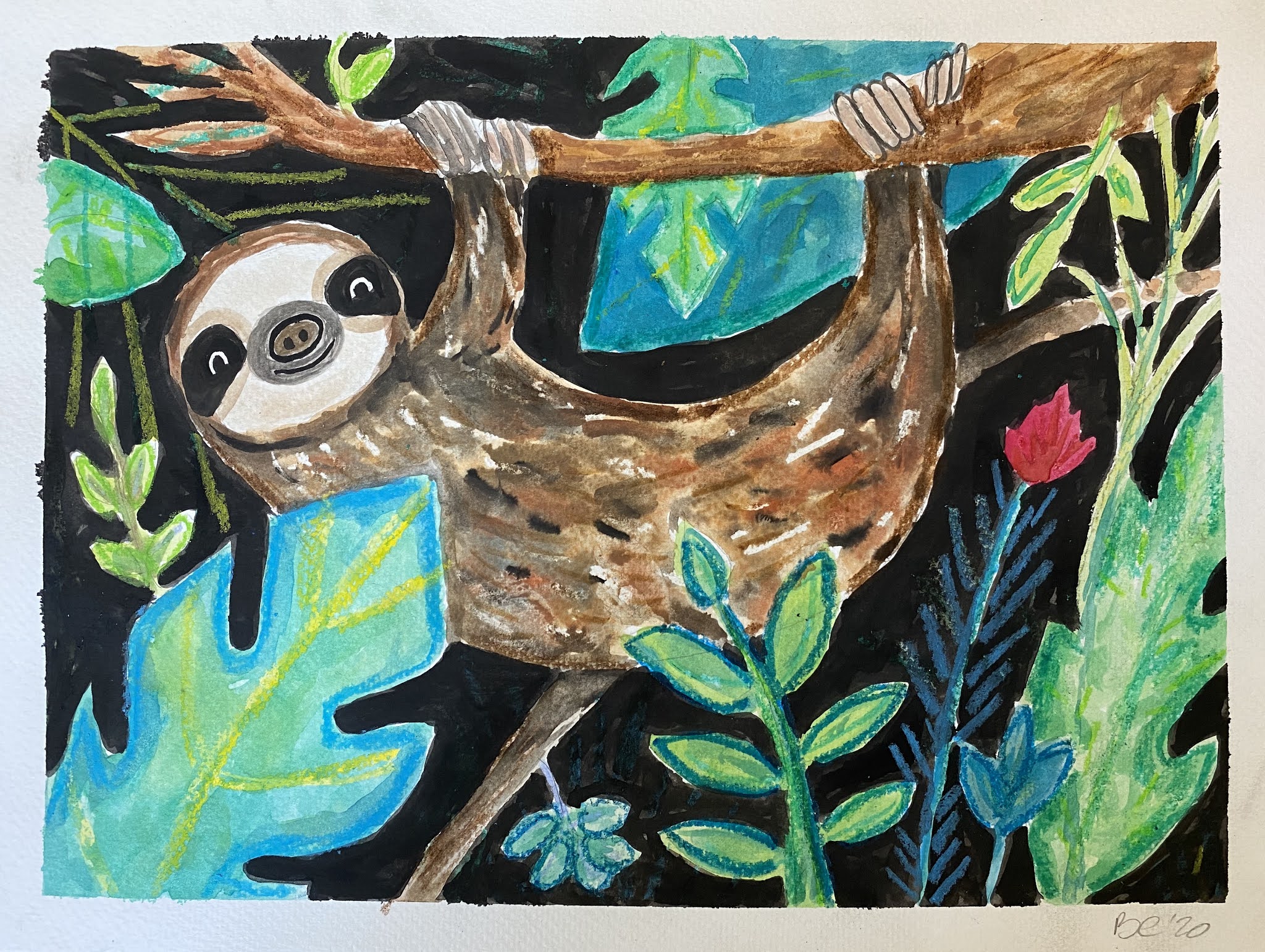 Sloth Art Projects For Kids