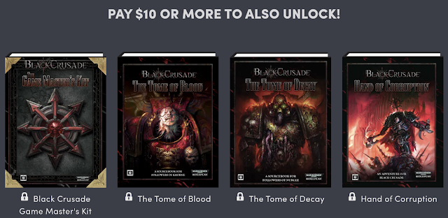 Tenkar's Tavern: Humble Bundle RPG Book Bundle: Warhammer 40K: Black Crusade & Only War by Cubicle 7
