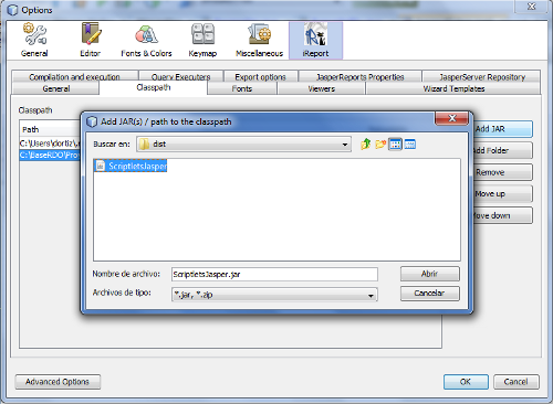 Scriptlets en el plugin de iReport en Netbeans - MultiWebX