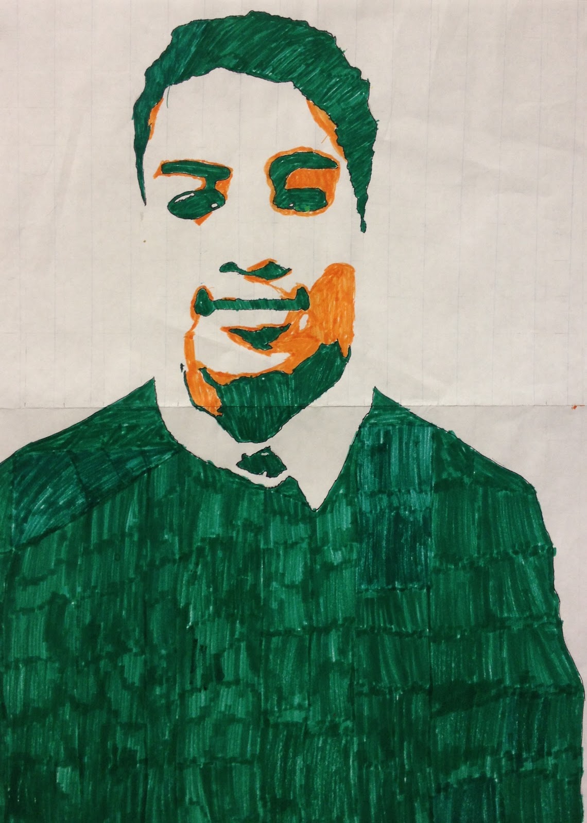 Art at AMY Northwest: Cycle 3: 8th Grade - Self Portraits