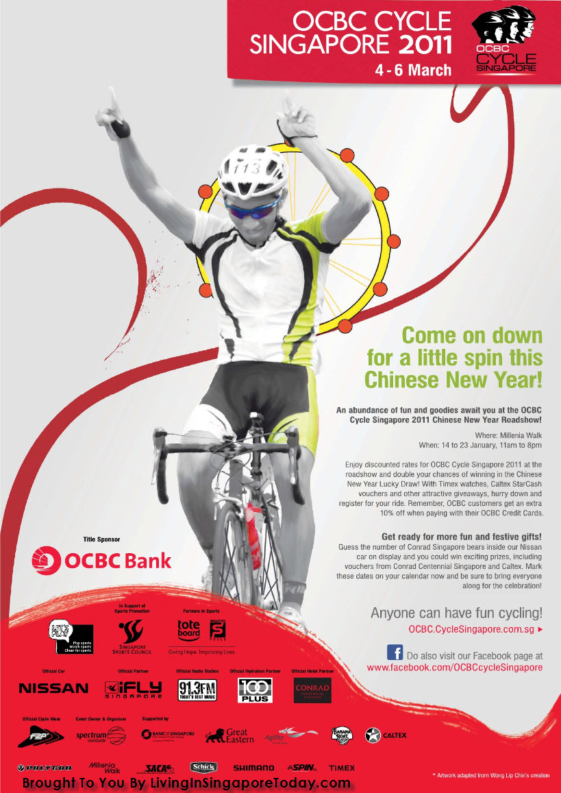 Tis the gift - We live because we want to live: OCBC Cycle 2011