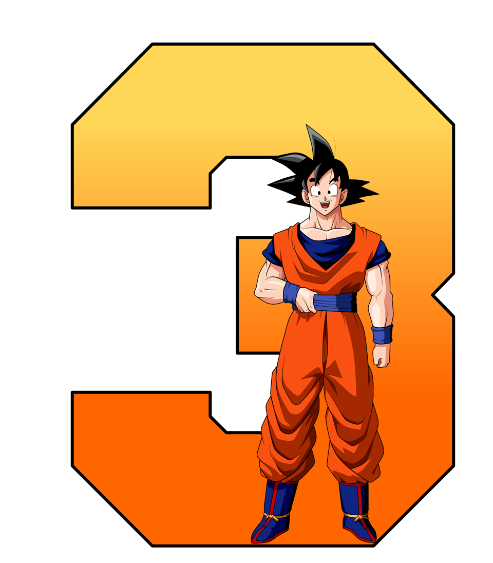 Kits imprimibles gratis : Dragon Ball Z Números