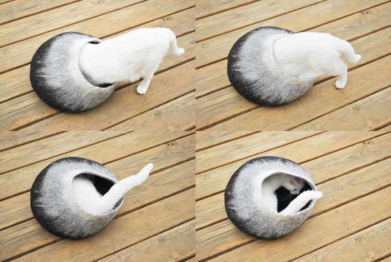 The Hip Subscription: Felt Fiber Cat Bed