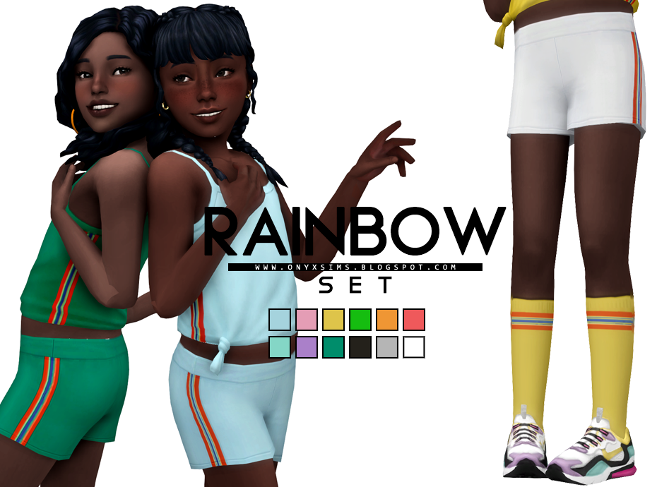 Rainbow Set - Onyx Sims