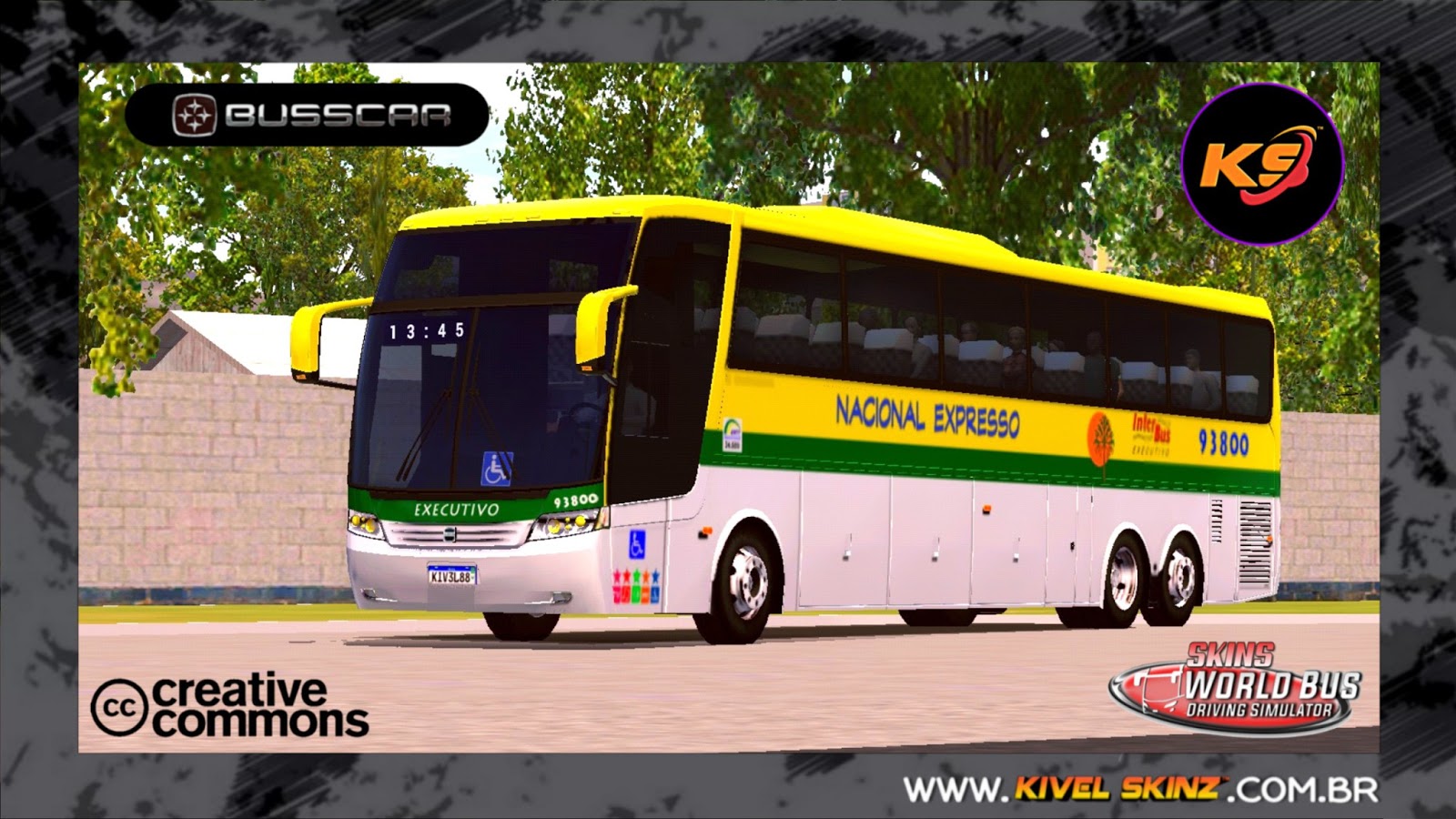 Skins World Bus Driving - Busscar Jumbus 360 - Viação Nacional Expresso