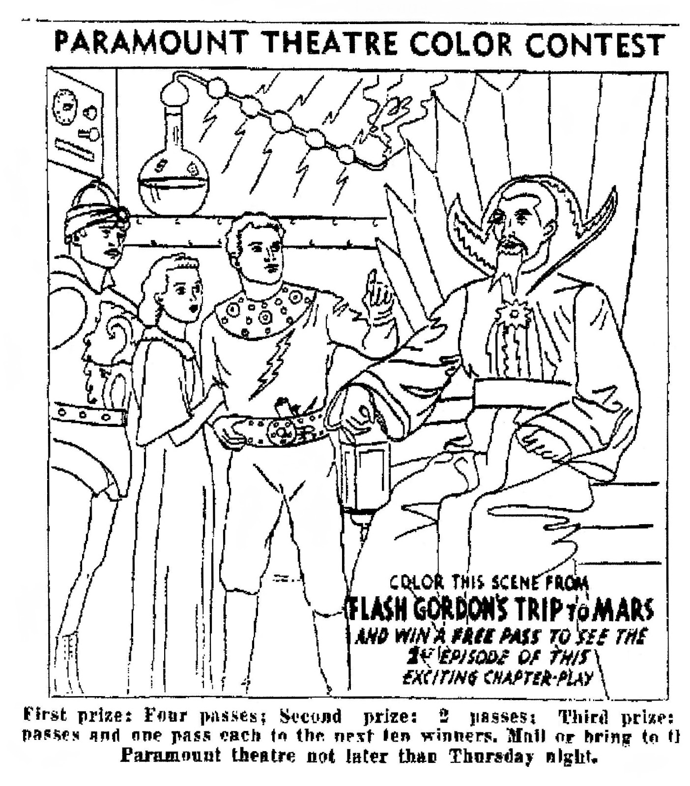 Flash Gordon Pages Printable Coloring Pages