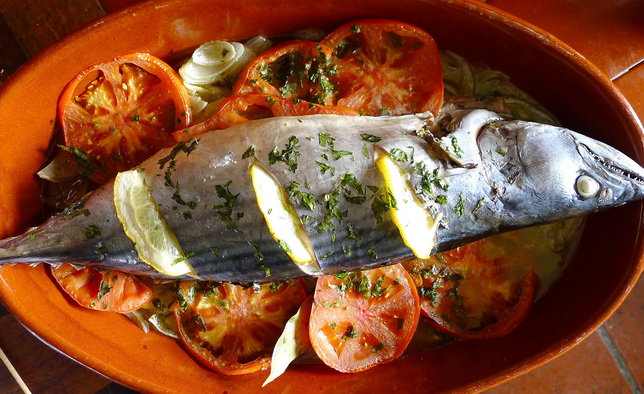 MY KITCHEN IN SPAIN: SIMPLICITY—WHOLE ROASTED FISH